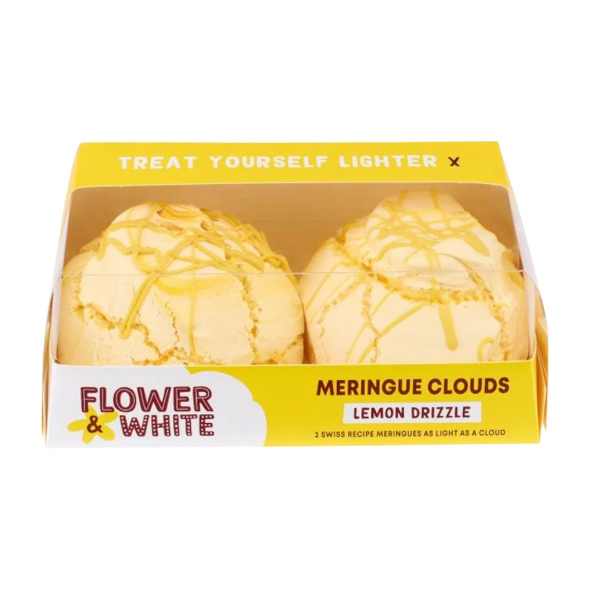 Flower & White - Lemon Drizzle Meringue Clouds (2) – Mudwalls Food Group