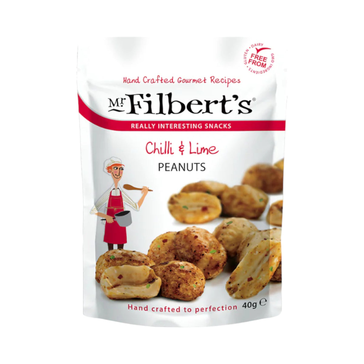 Mr Filberts - Pocket Snacks - Chilli & Lime Peanuts 40g – Mudwalls Food ...