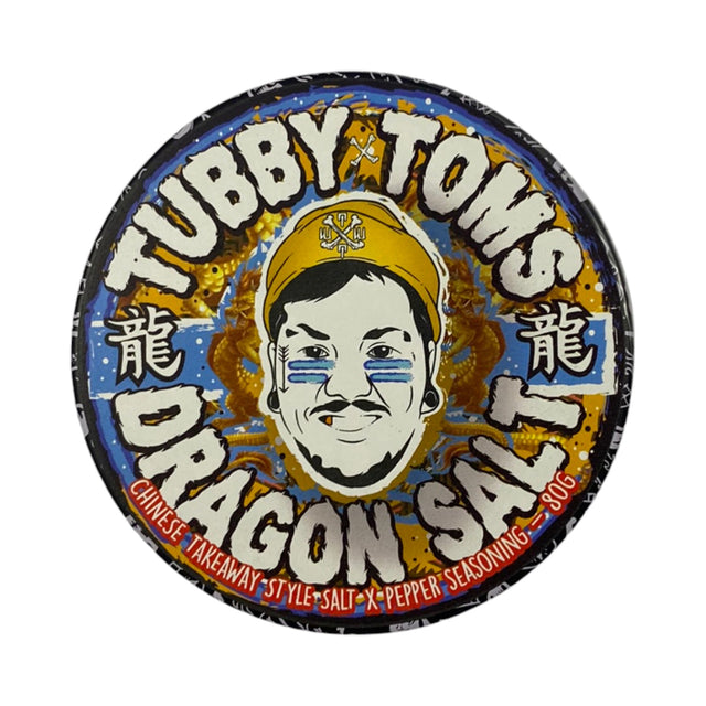 Tubby Toms - Dragon Salt - Chinese Salt x Pepper Style Seasoning Tin 6 ...