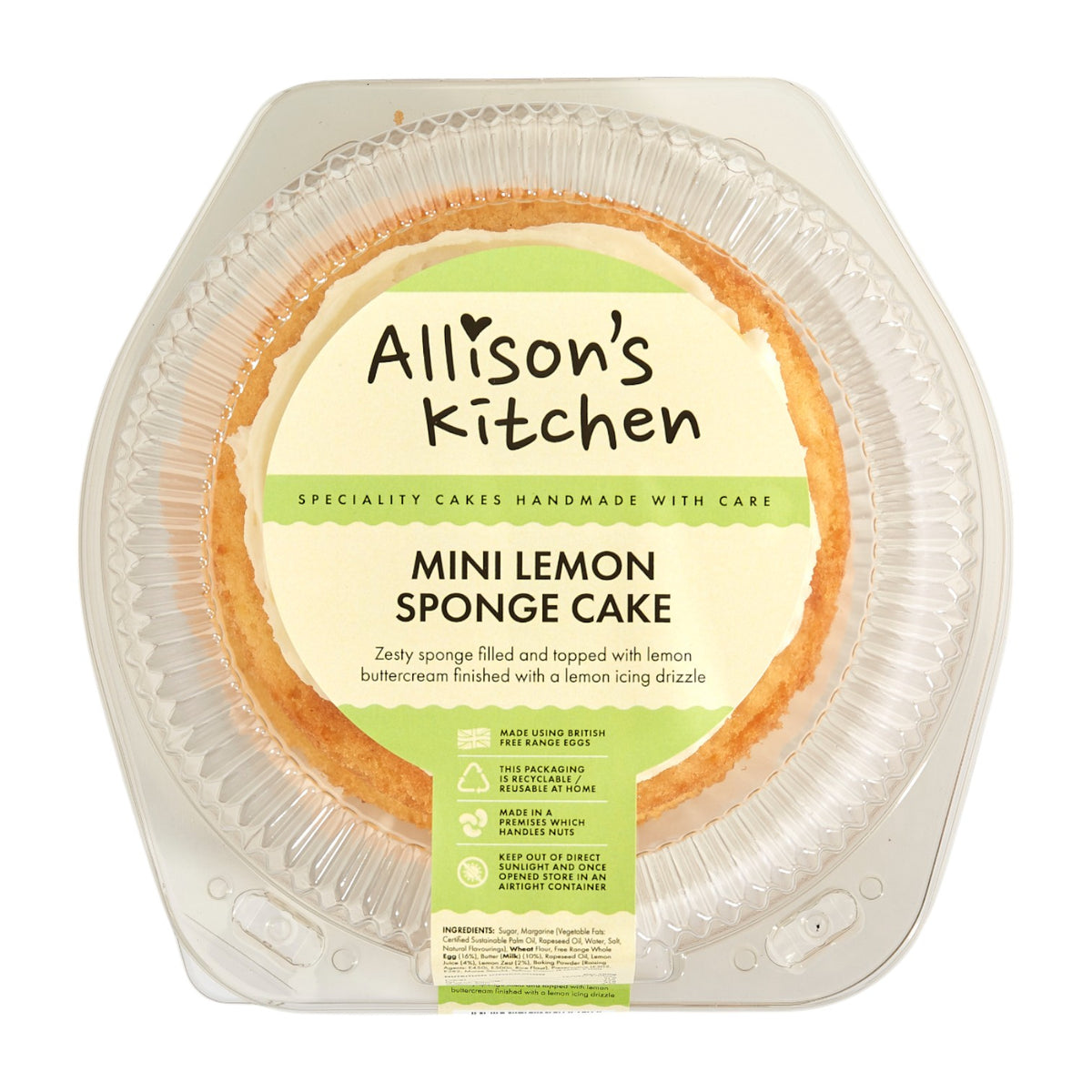 Allison's Kitchen - Mini Lemon Sponge Cake – Mudwalls Food Group