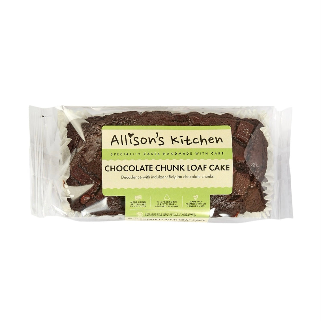 Allison's Kitchen - Chocolate Chunk Loaf Cake – Mudwalls Food Group