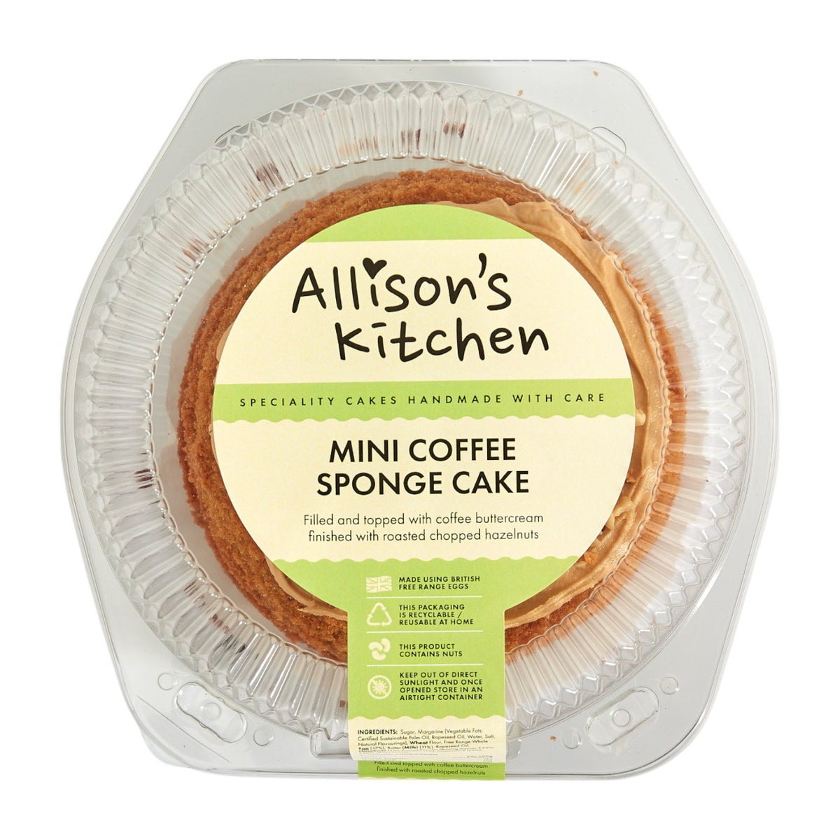Allison's Kitchen - Mini Coffee and Hazelnut Sponge Cake – Mudwalls ...