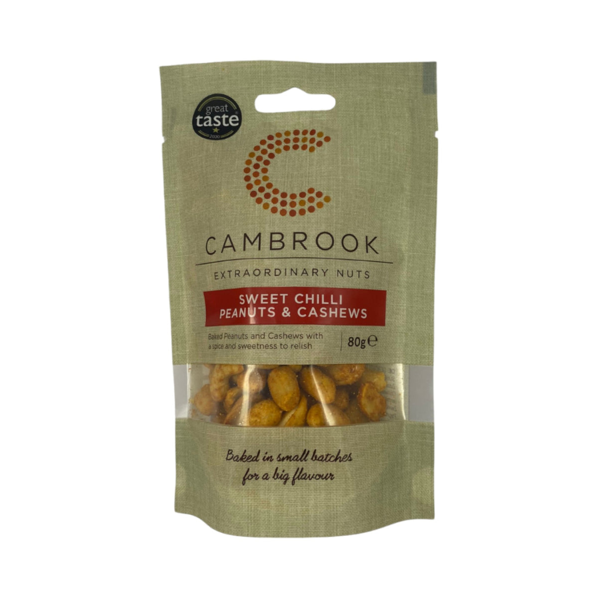 Cambrook - Baked Sweet Chilli Peanuts & Cashews 80g – Mudwalls Food Group
