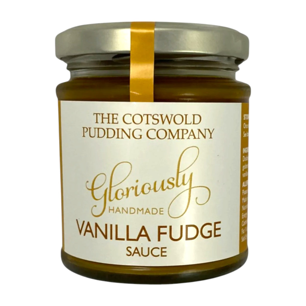 Cotswold Pudding Co. - Vanilla Fudge Sauce (185g) – Mudwalls Food Group