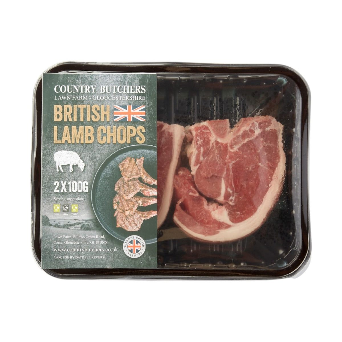 Country Butchers - Lamb Chops (2 x 100g) – Mudwalls Food Group