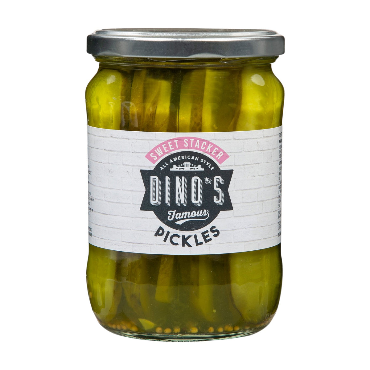 Dinos - Sweet Stacker Pickles (530g) – Mudwalls Food Group