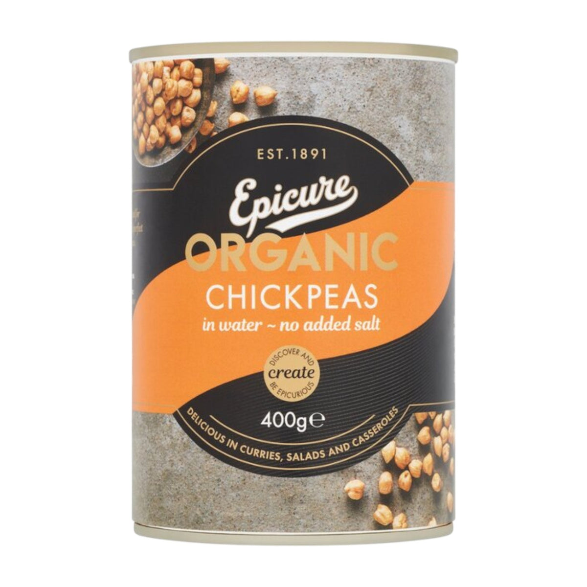 Epicure - Org Chickpeas/Water (400g) – Mudwalls Food Group