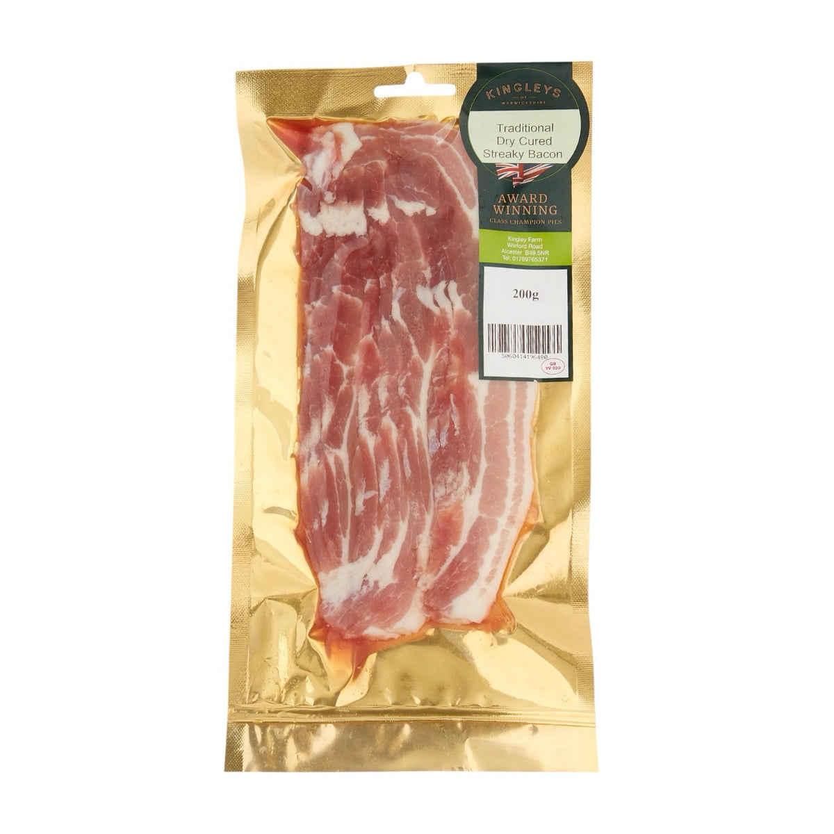 Kingleys - Streaky Bacon (200g) – Mudwalls Food Group