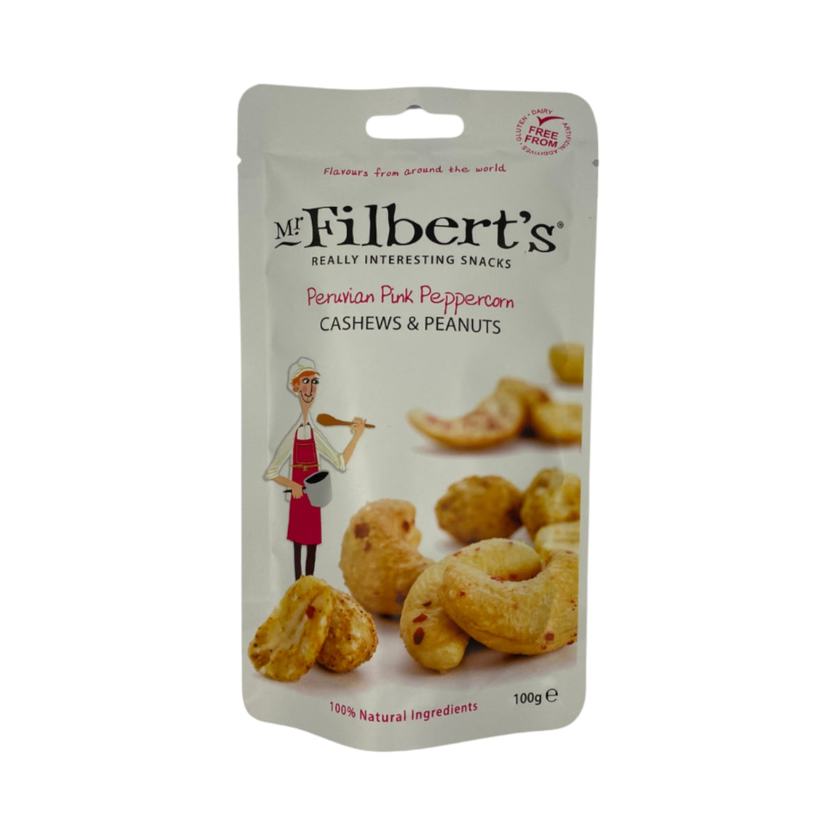 Mr Filberts - Peruvian Pink Peppercorn Cashews & Peanuts 100g ...