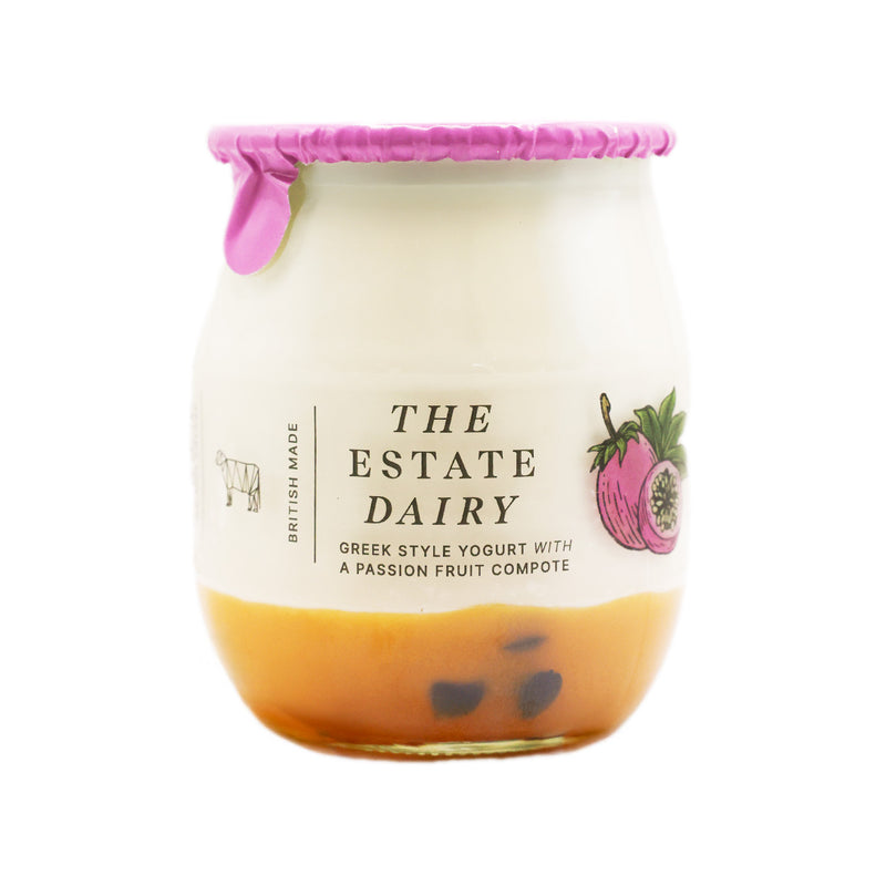 The Estate Dairy - Greek Style Natural Yoghurt with Passion Fruit (125 ...